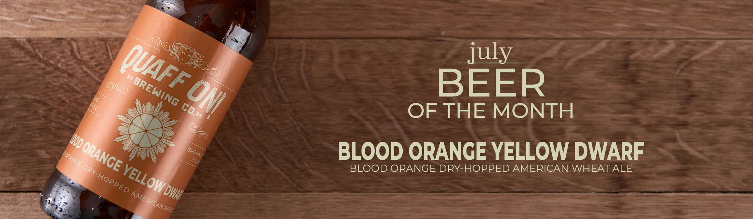 Quaff ON! Brewing Company | To drink heartily and with gusto